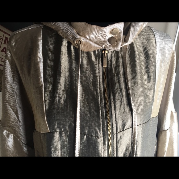 Zara | Jackets & Coats | Zara Gold Jacket | Poshmark